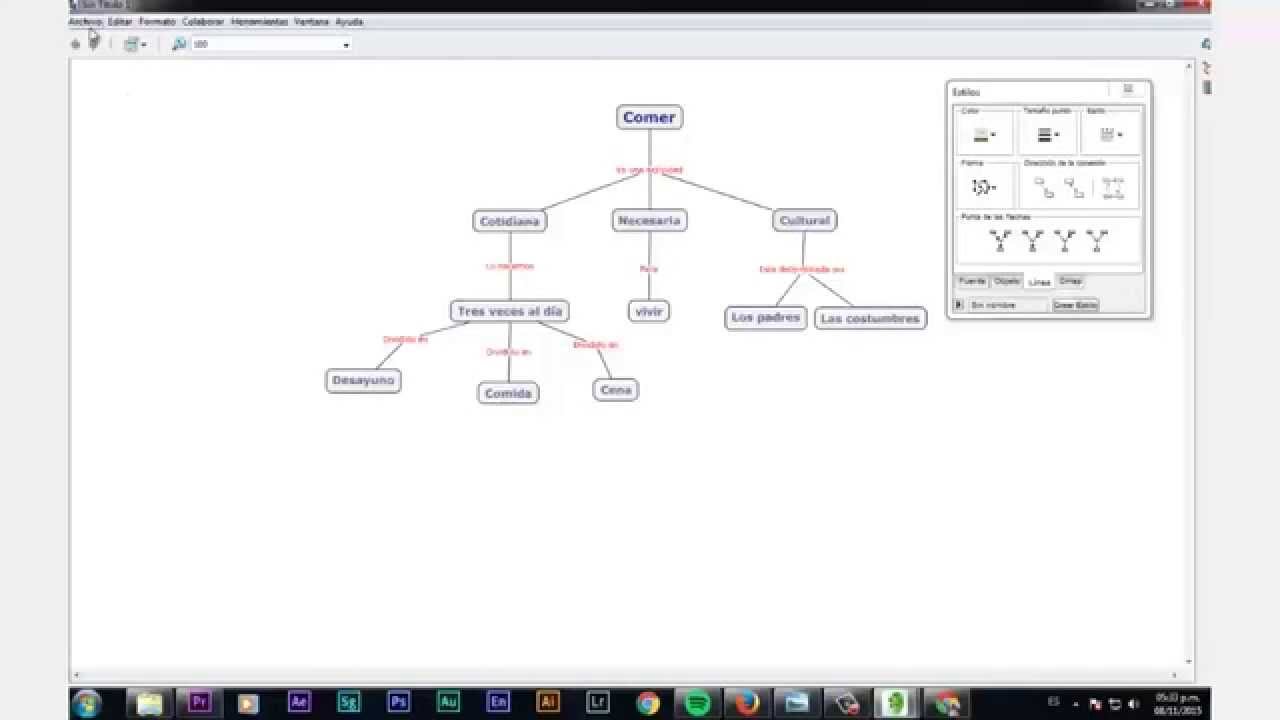 1er practica con Cmap Tools - YouTube
