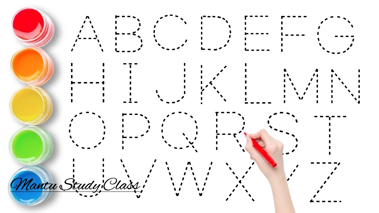 Alphabet, ABC song, ABCD, A to Z, Kids rhymes, collection for writing ...