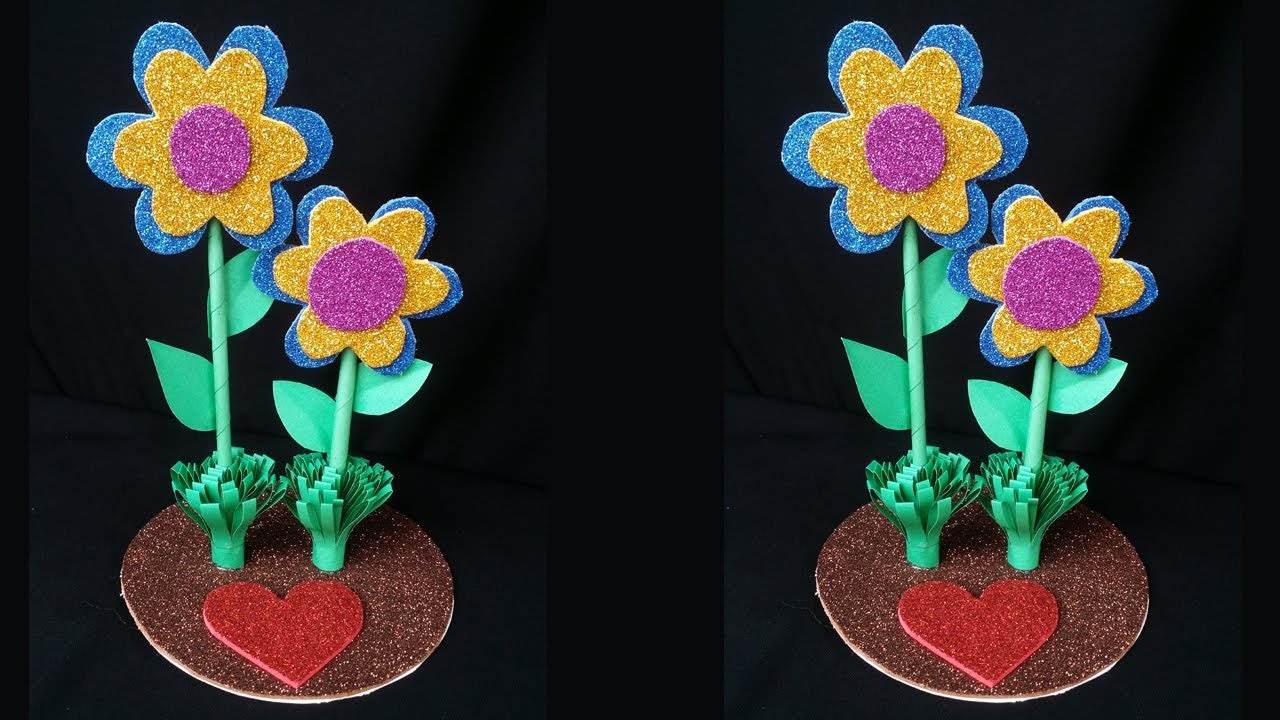 DIY: How to Make Beautiful Home Made Showpiece for Room Decoration ...