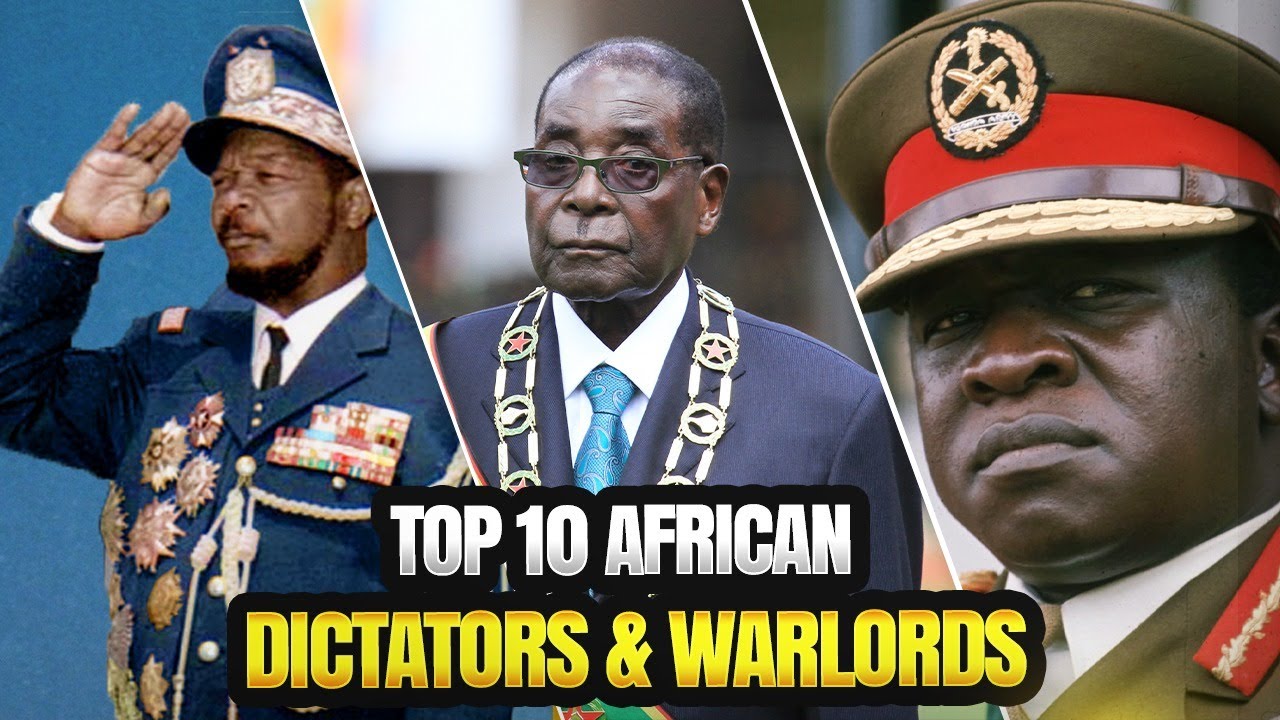 TOP 10 African Dictators & Warlords - YouTube
