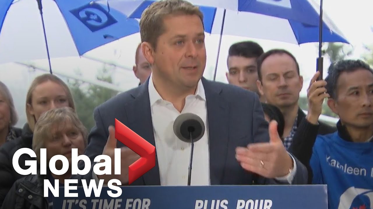 Canada Election: Andrew Scheer attends campaign rally in Vancouver ...