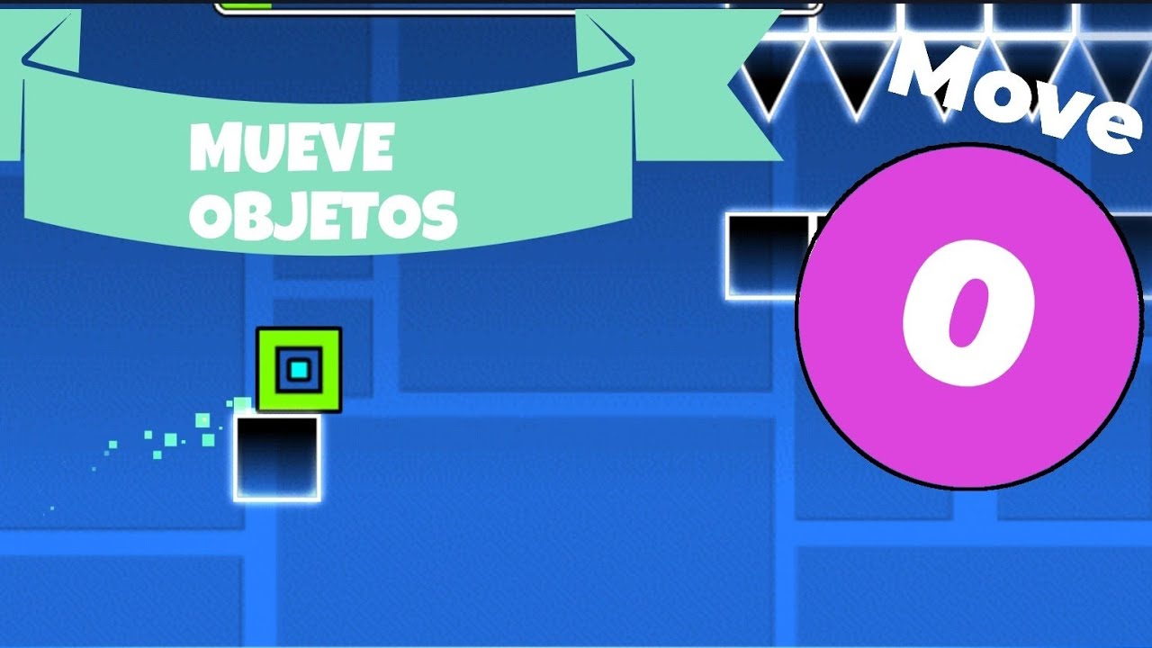 TUTORIAL:Como usar el move en Geometry Dash y Para que sirve - YouTube