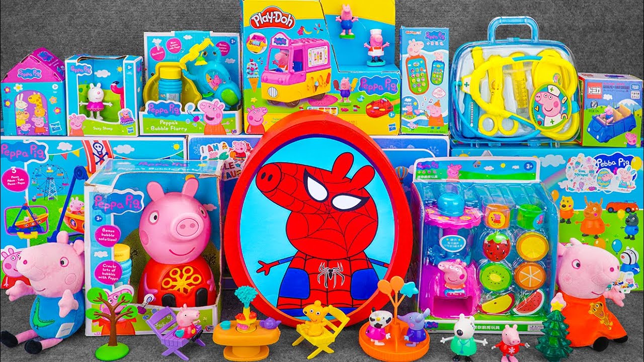 189 Minutes Satisfying with Unboxing Spider Man Peppa Pig Egg, Cute ...