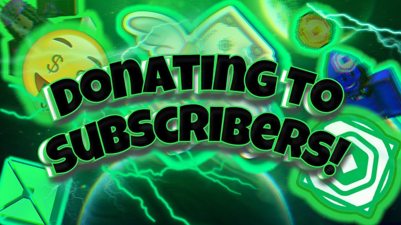 🔴DONATING ROBUX TO SUBSCRIBERS!🔴 COME TUNE IN LIVE! - YouTube