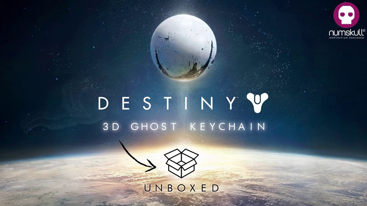 Official Destiny 3D Ghost Keychain - YouTube