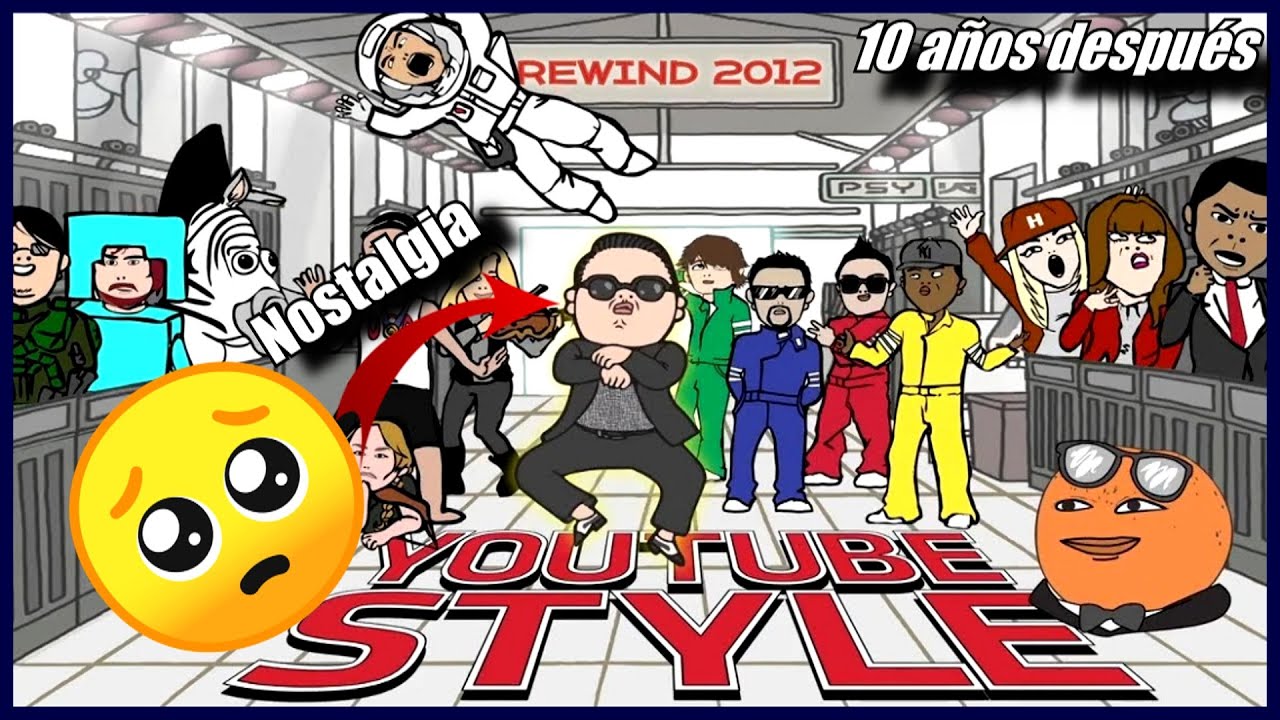 REACCIONANDO AL YOUTUBE REWIND 2012 (YA HAN PASADO 10 AÑOS 😱) - YouTube
