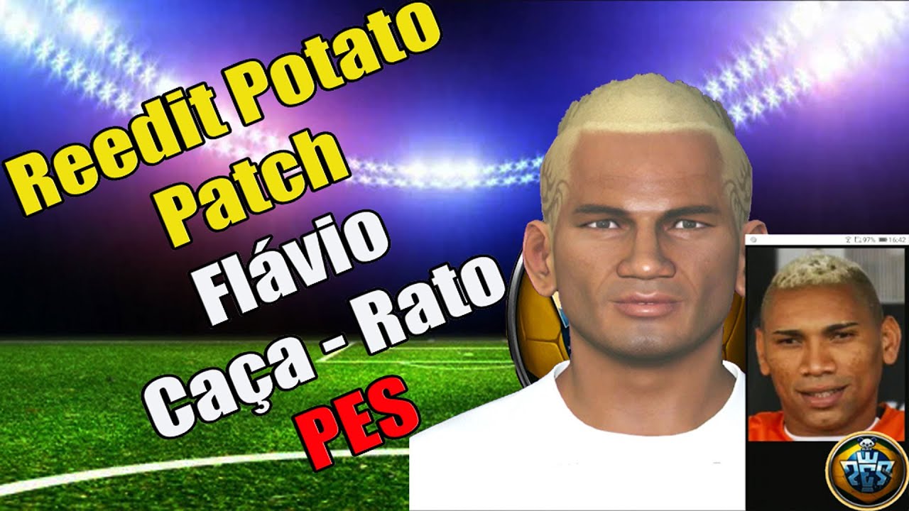Como fazer editar e criar 100% o jogador FLÁVIO CAÇA RATO PES Edit⚽🥉 ...