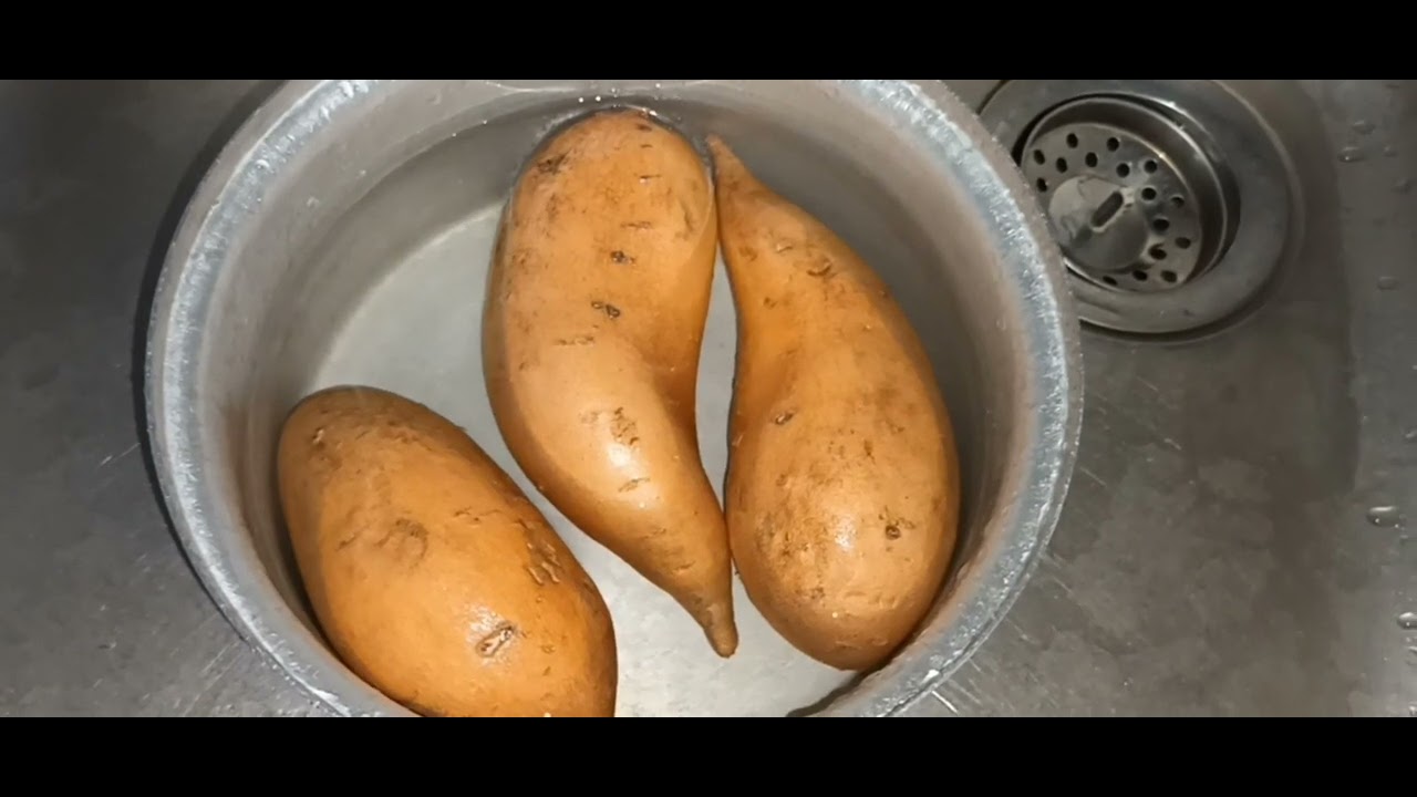 Nilagang Kamote | Stewed Sweet Potato #asmrsounds #sweetpotatoe # ...