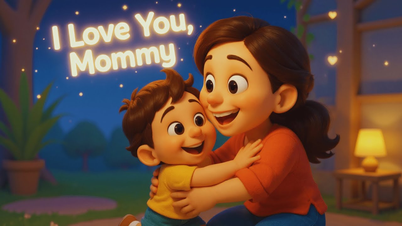 I love you, Mommy | Sweet English rhymes learning for kids | Mimi Mango ...