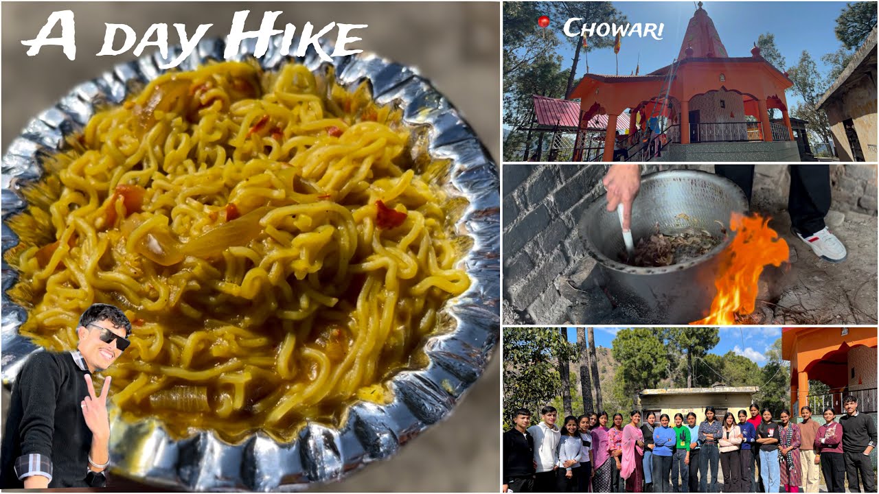 Jungle mein Maggi || A Day Hike to Chamunda Mata Mandir (Chowari) with ...