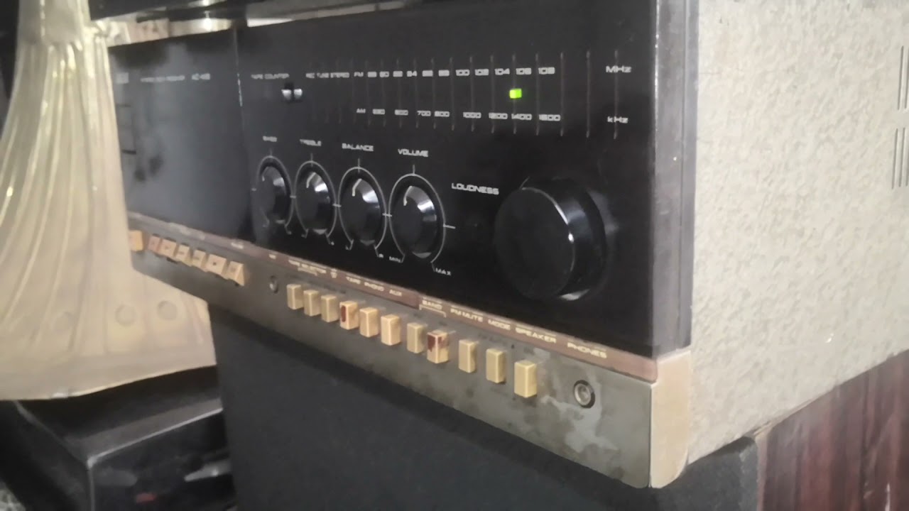 Vintage AKAI AC M2 STEREO DECK RECEIVER - YouTube
