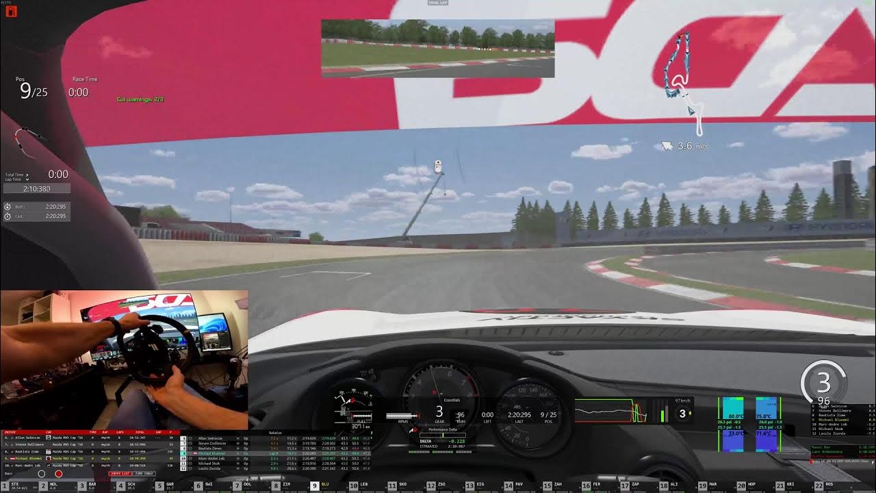 LFM MX5 Cup TOP 1% Assetto Corsa - WEEK 5 - Nürburgring GP (GT)- RACE 10 -- SPLIT 1 - YouTube