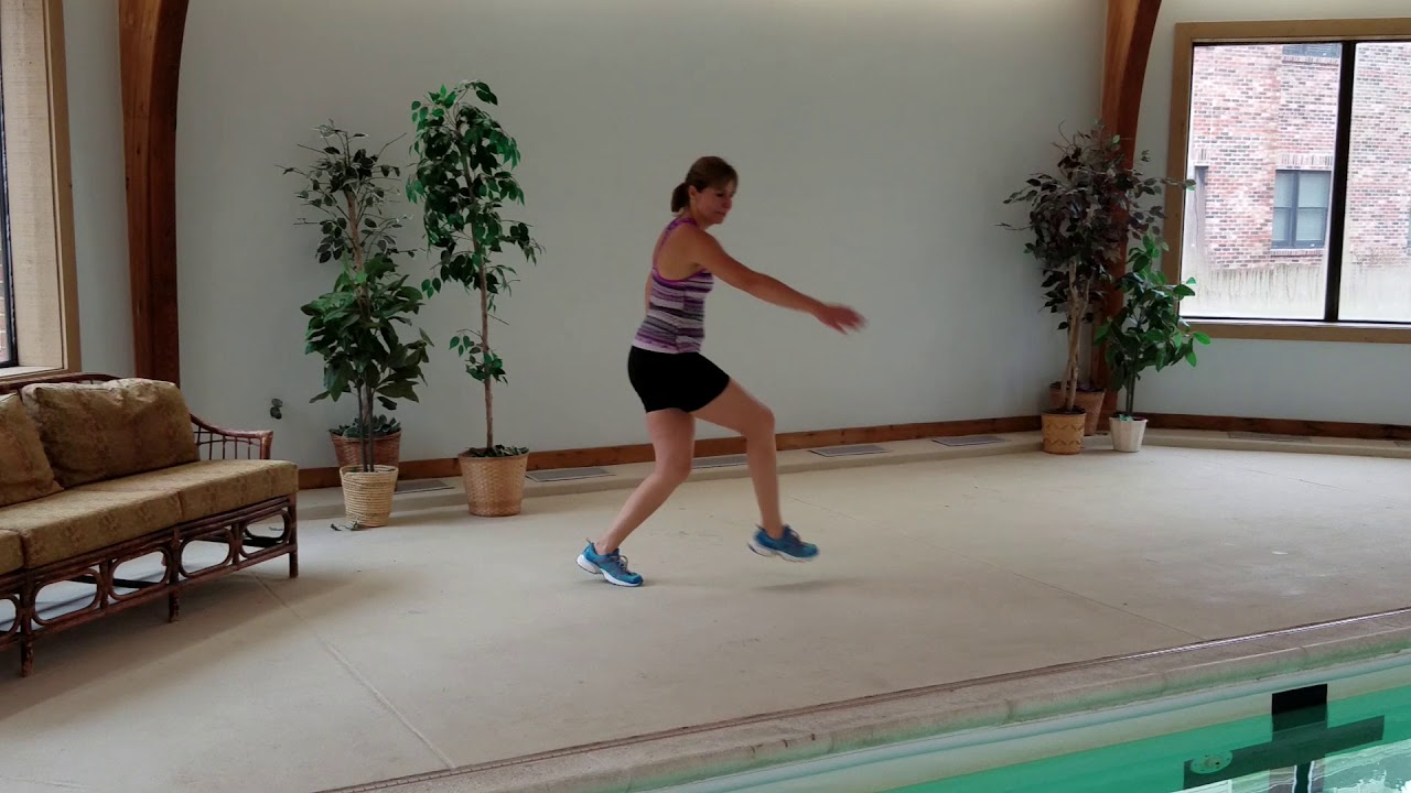 Christmas Water Aerobics "Sleigh Ride" - YouTube