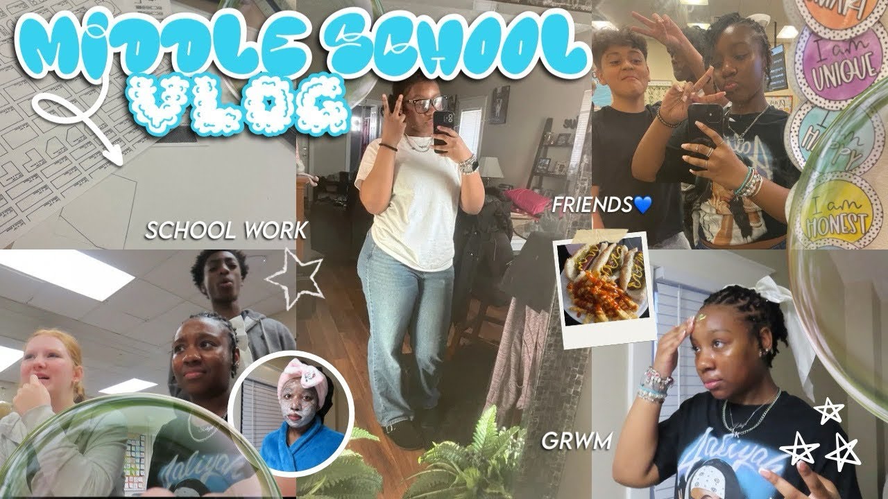 MIDDLE SCHOOL VLOG | what it’s like to be an 8th grader in 2025 - YouTube