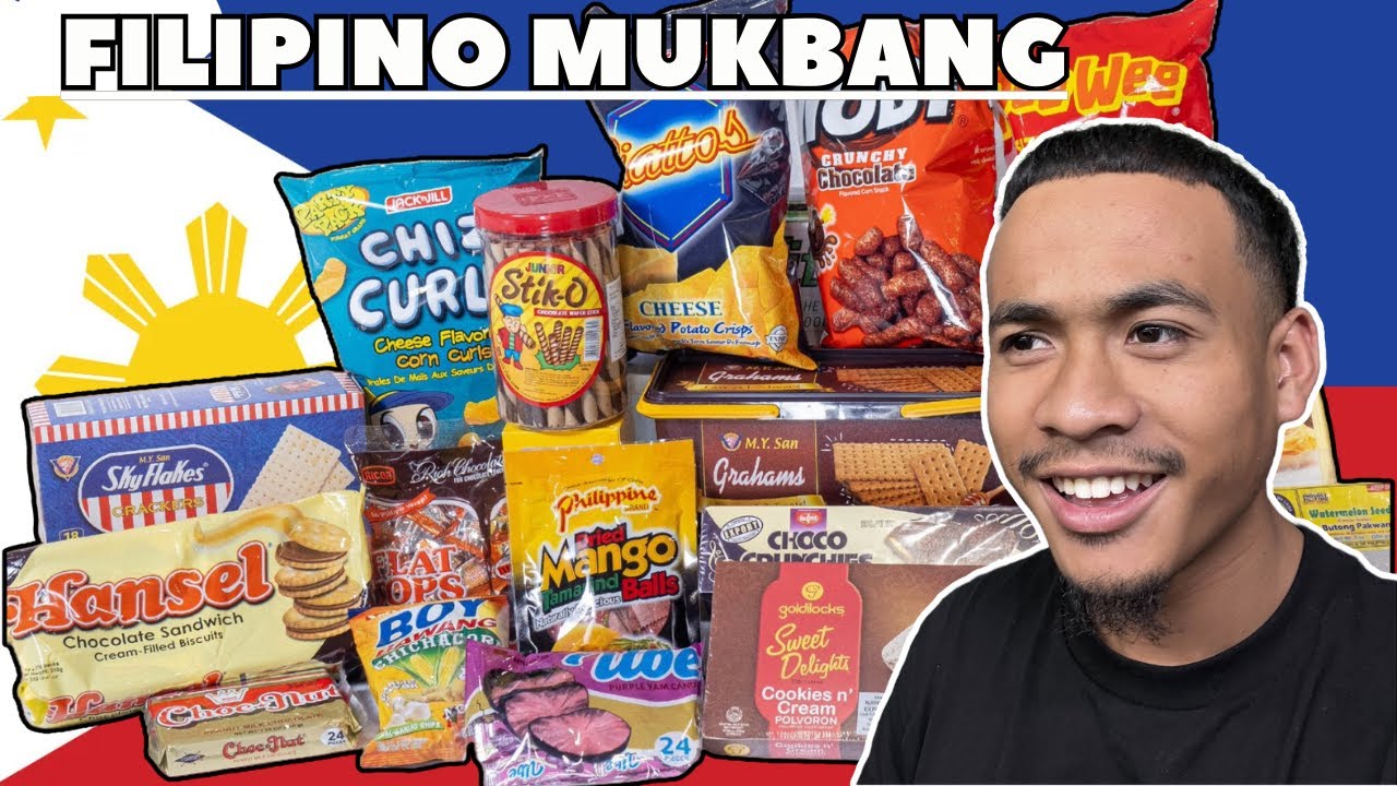 FILIPINO SNACK MUKBANG CHALLENGE - YouTube