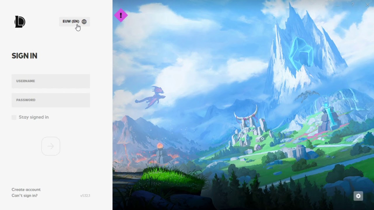 how to sign out of new lol client guide - YouTube