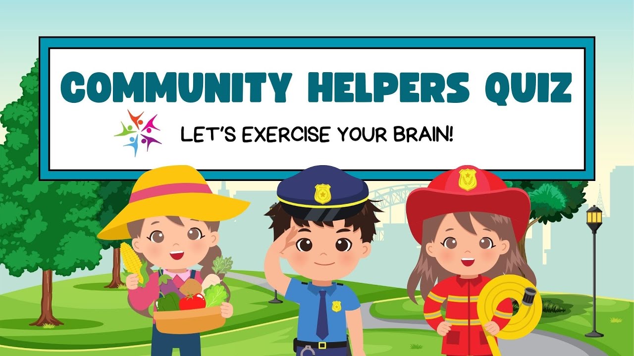 COMMUNITY HELPERS | QUIZ FOR KIDS - YouTube