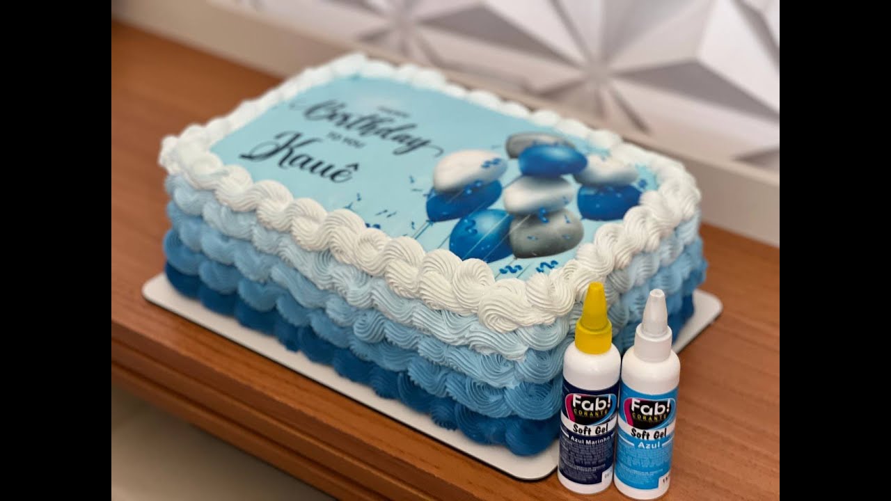 BOLO RETANGULAR MASCULINO SUPER FÁCIL | Confeitando Com Nanda Sousa - YouTube