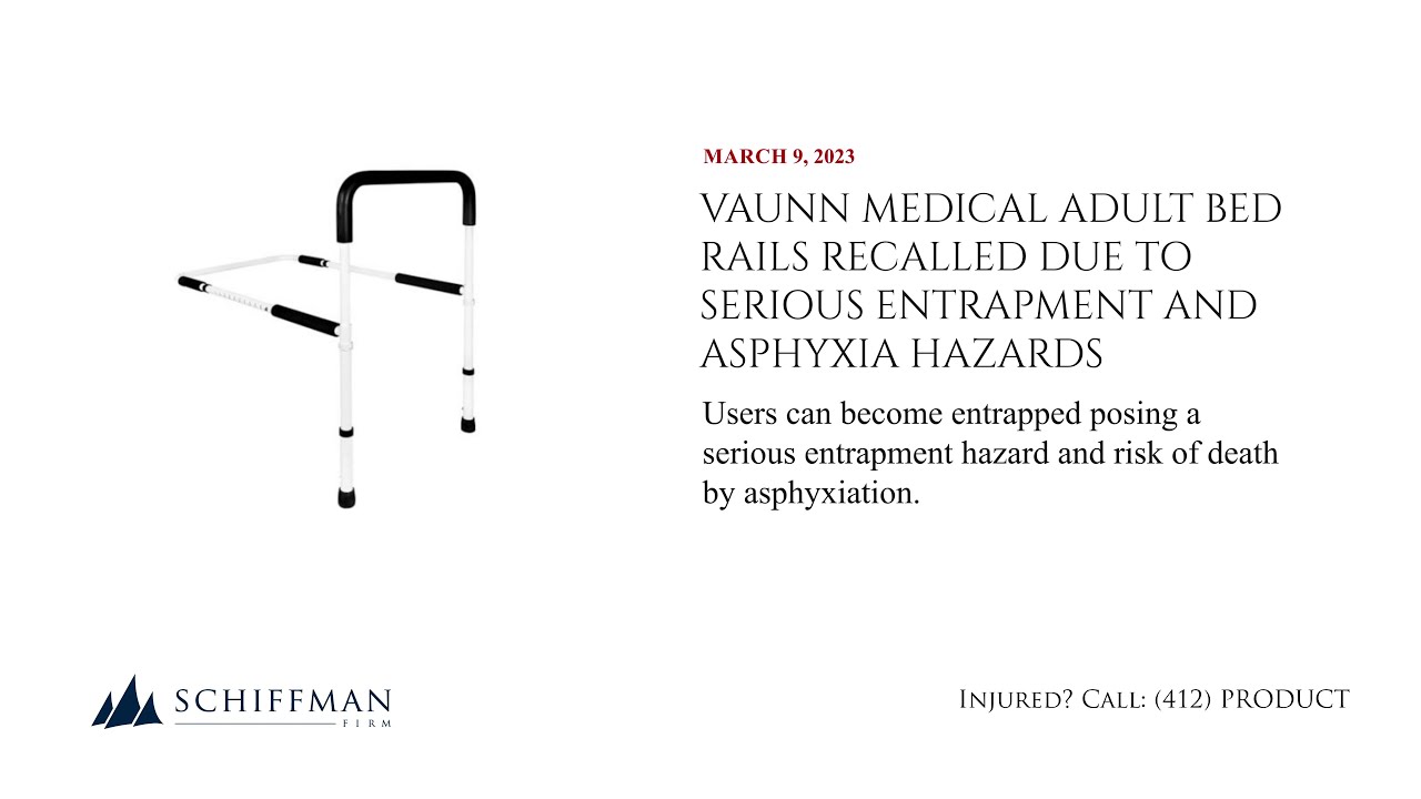 BeyondMedShop Recalls Vaunn Medical Adult Bed Rails Due to Serious ...