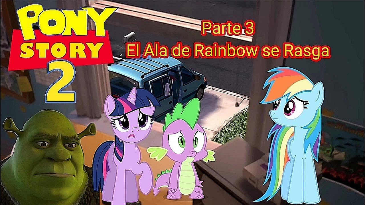 Pony Story 2 Parte 3: El Ala de Rainbow se Rasga - YouTube