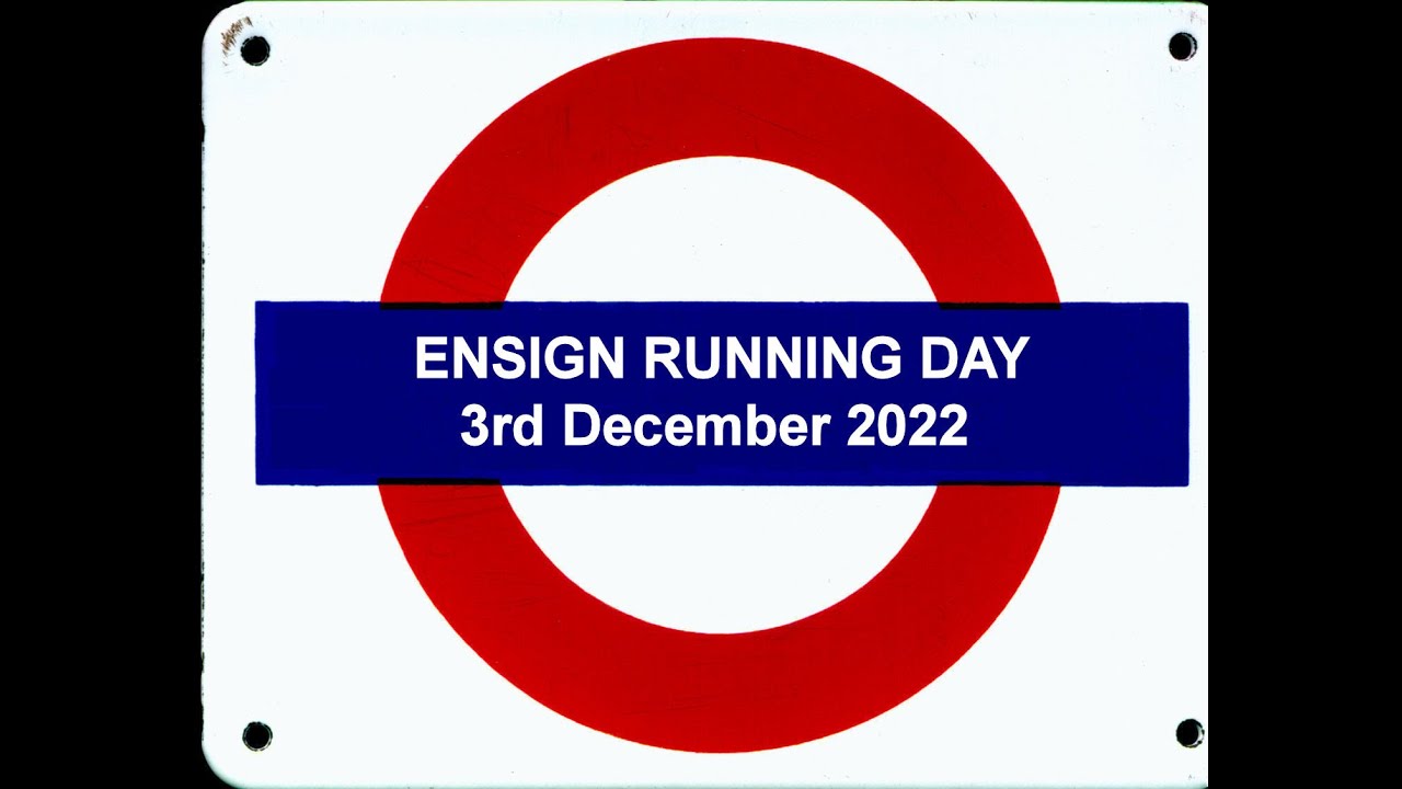 ENSIGN Running Day: 3rd December 2022 - YouTube