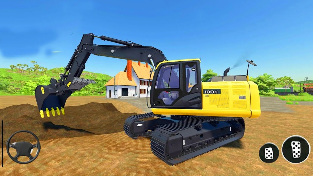 Real construction game - City road construction simulator game ...