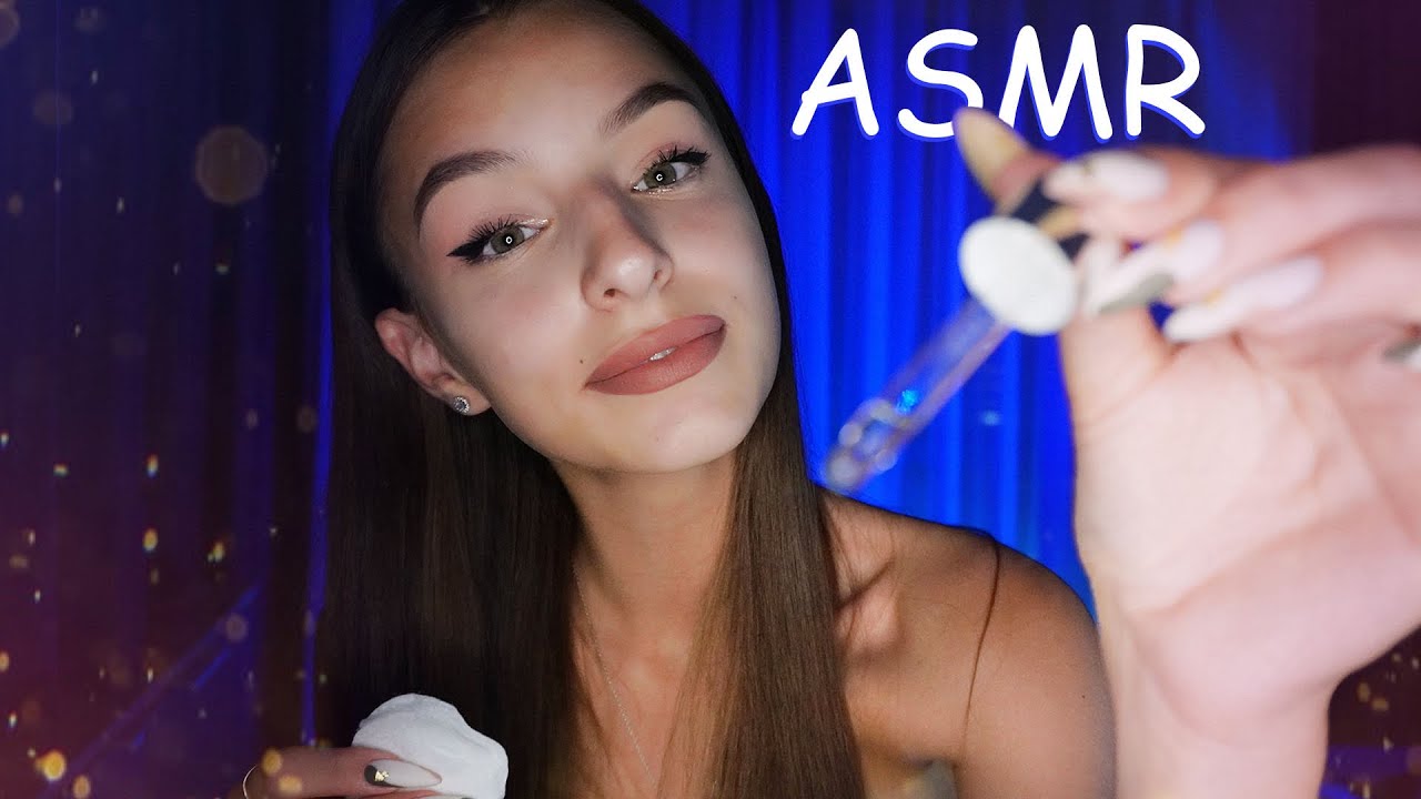 ASMR🫧 ДОГЛЯНУ ЗА ТВОЇМ ОБЛИЧЧЯМ ПЕРЕД СНОМ 😴 💕 - YouTube