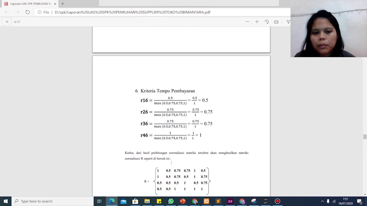 PRESENTASI FINAL PROJECT SISTEM PENUNJANG KEPUTUSAN - YouTube