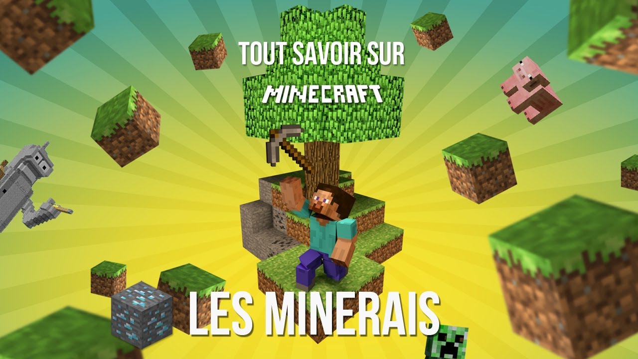 Tout savoir sur Minecraft: Les minerais - YouTube