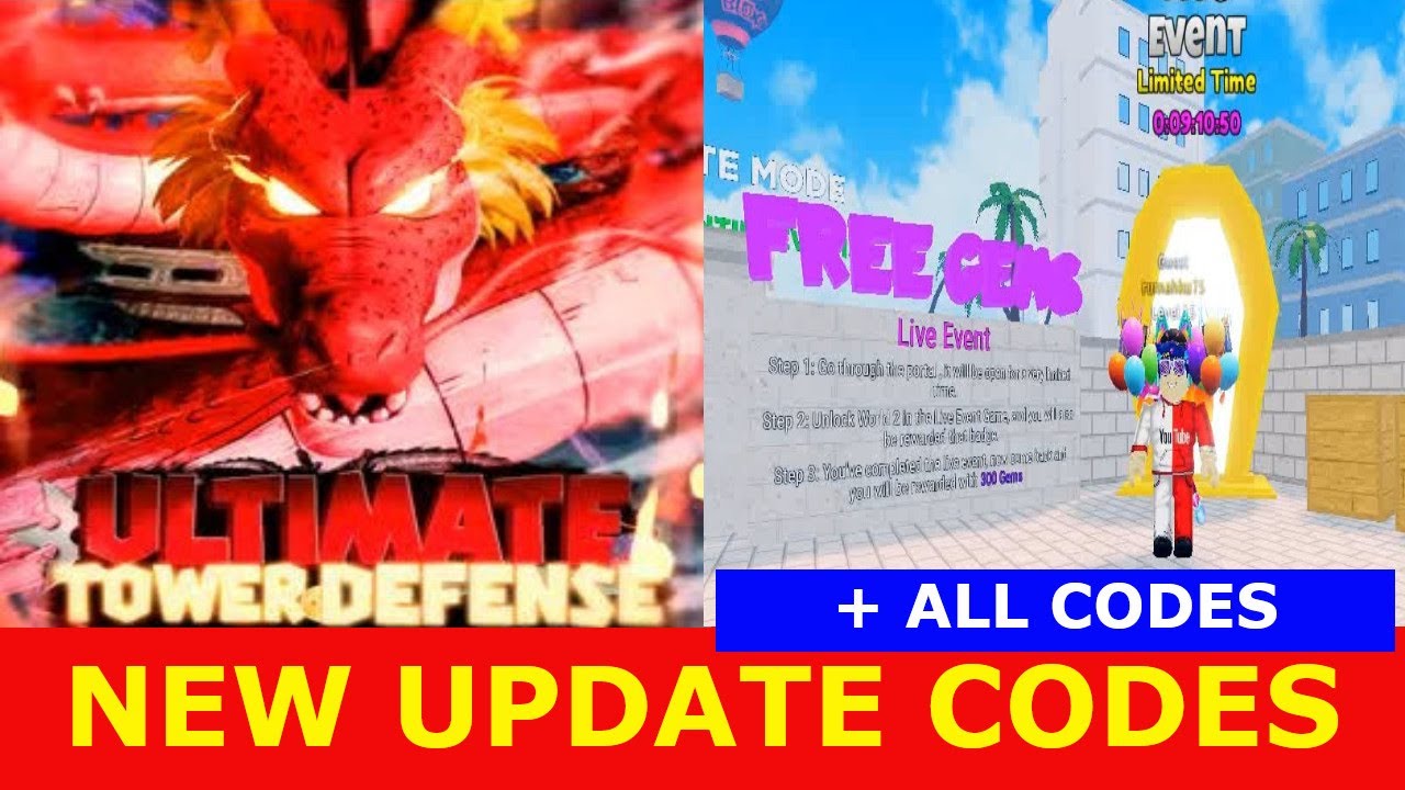 *NEW UPDATE CODES AND ALL CODES* [UPDATE 20] Ultimate Tower Defense ...