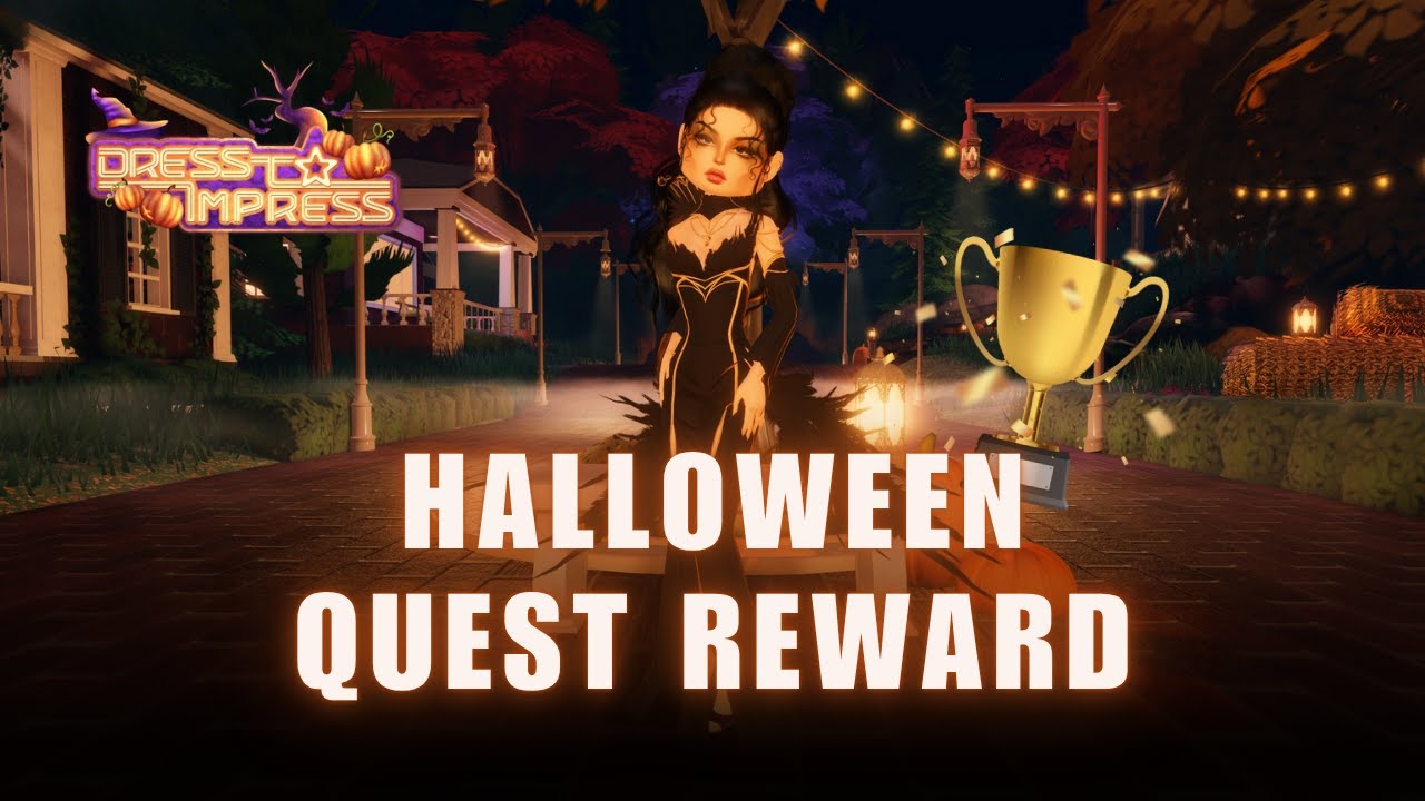 Find Halloween Quest Reward Fast - Dress to Impress Roblox Reward ...