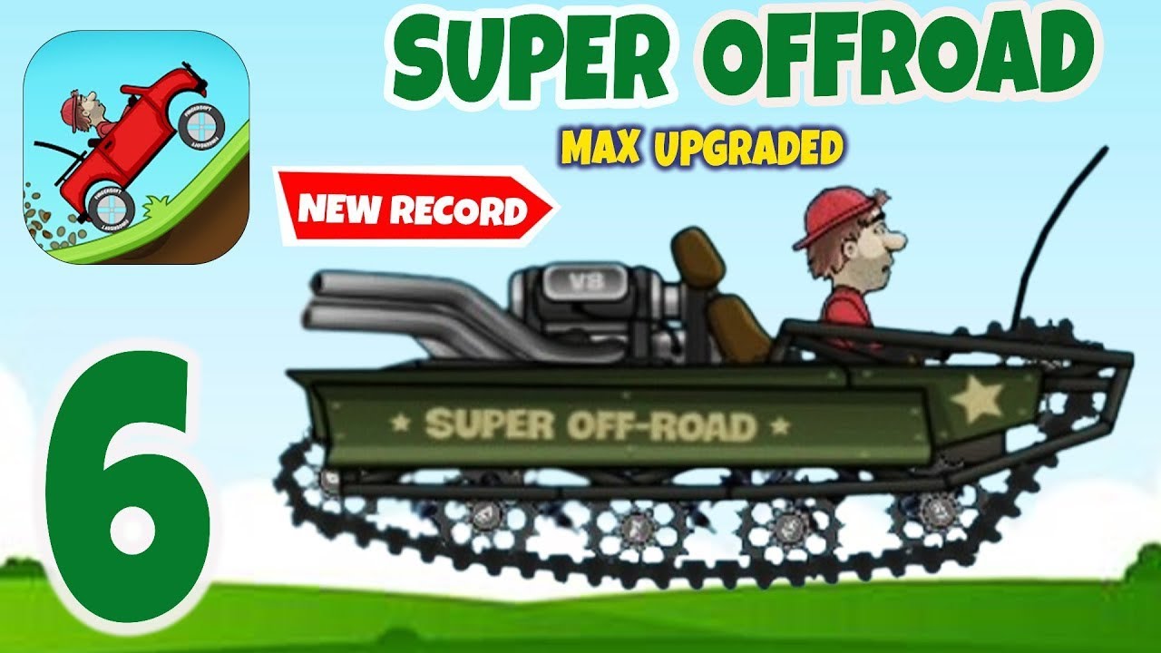 Hill Climb Racing : New Super Off-road Gameplay 😍 - YouTube