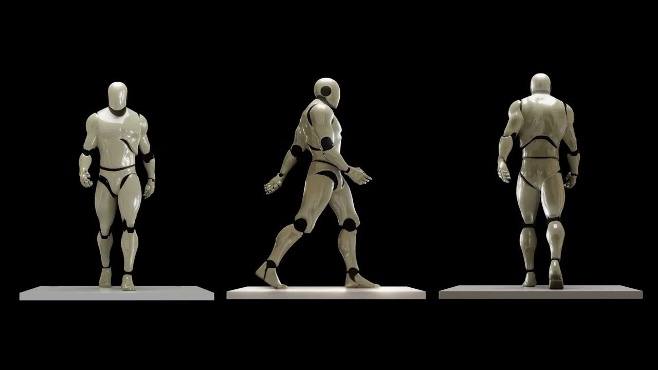 Blender Walk Cycle Animation - YouTube