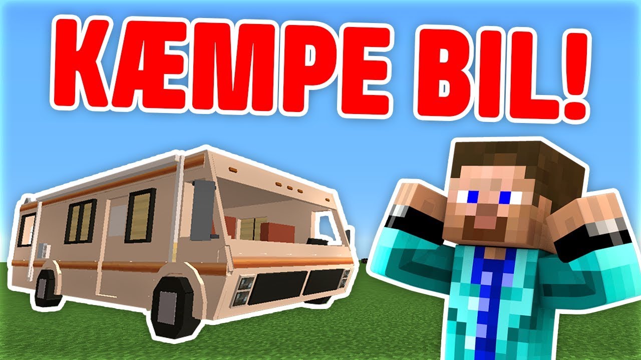 KÆMPE I MINECRAFT!! *INGEN MODS* | One Command Block - YouTube