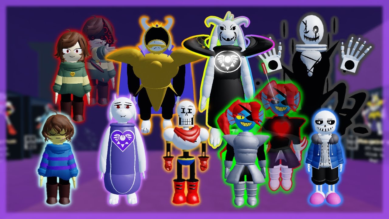 Undertale: Timeline Collapse：Ruins All Characters Showcase - YouTube