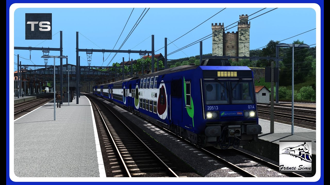 Train Simulator Classic - Découverte de la ligne du RER C -Z2N 20500 ...