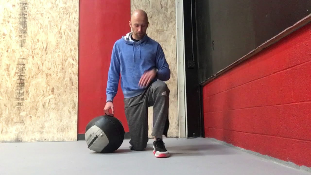 Half Kneeling Med Ball Side Toss - YouTube