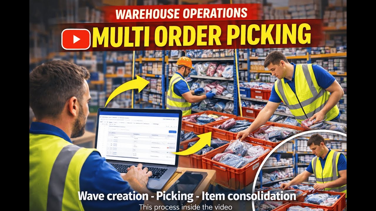 Multi Order picking | Omniful system | Warehouse Operations - YouTube