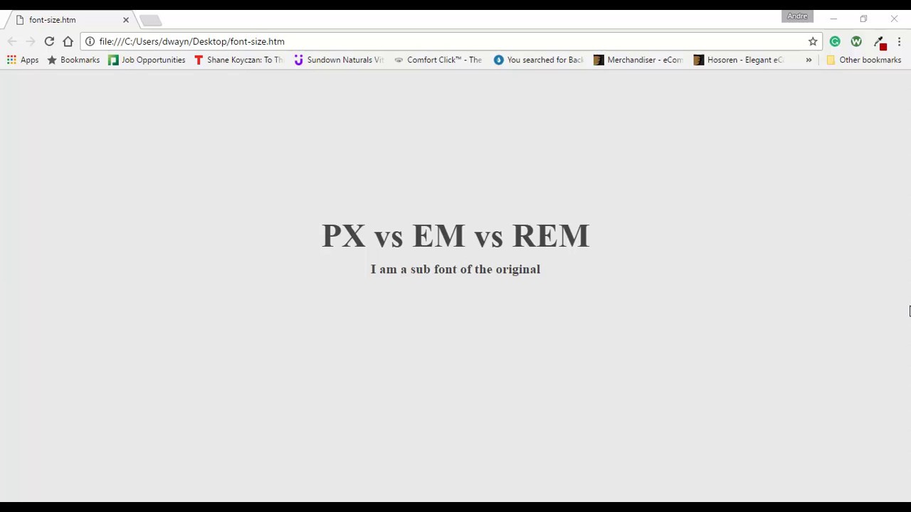 Px Vs Rem Css px-vs-rem-css