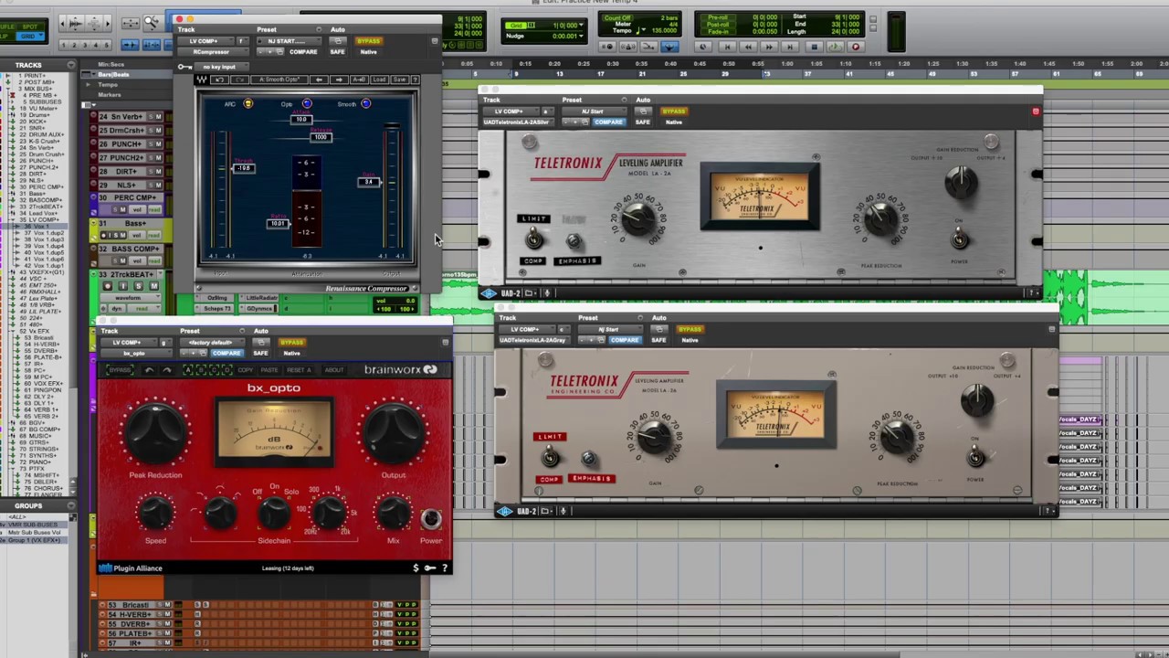 LA-2A Comparisons - YouTube