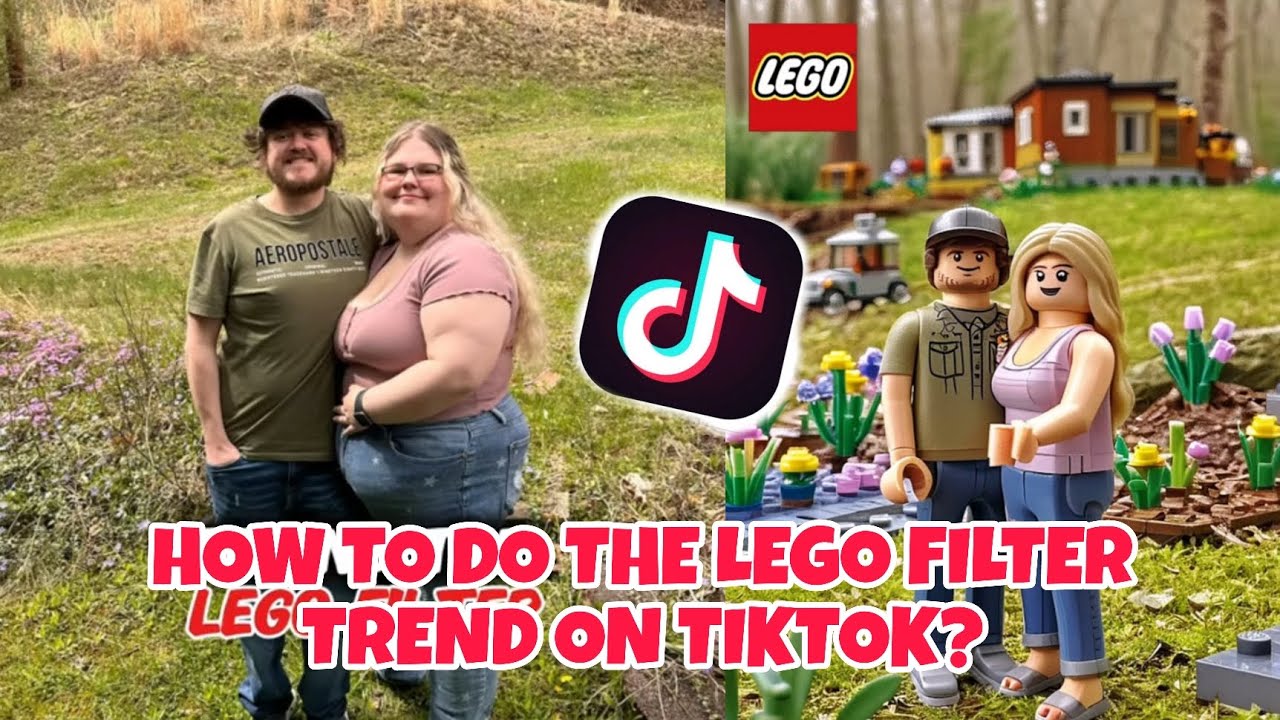 HOW TO DO THE LEGO AI FILTER TREND ON TIKTOK? 🔥 LEGO FILTER TREND ...
