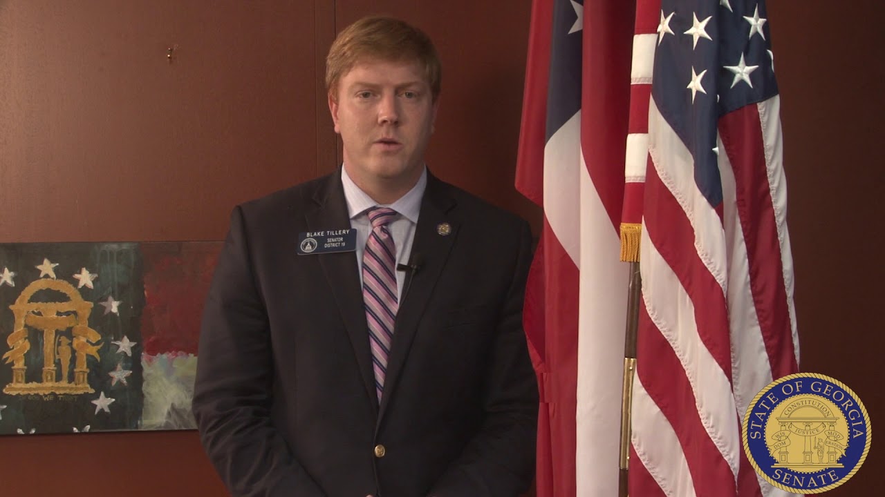 Sen. Blake Tillery Senate Minute Week 6 - YouTube