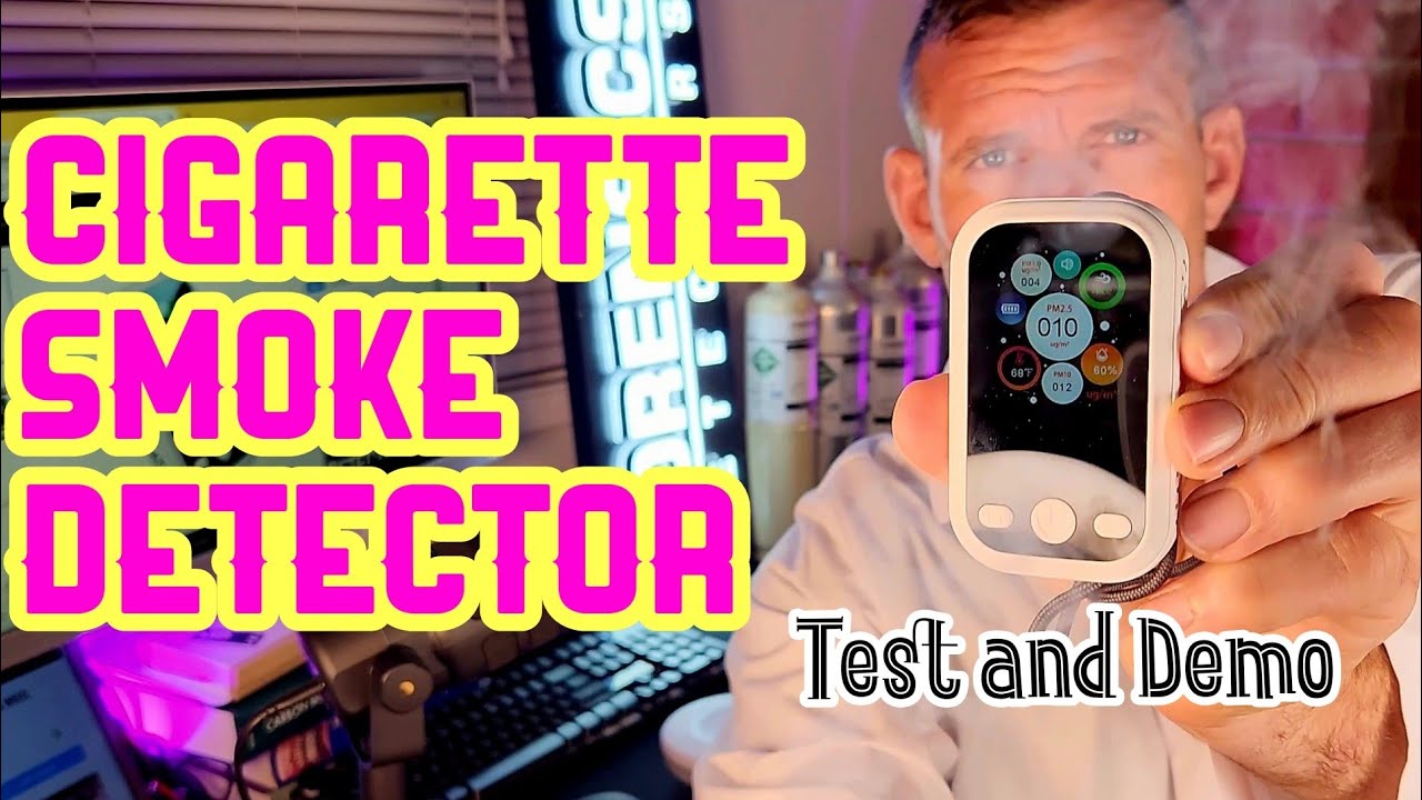 Cigarette Smoke Detector (Test and Demo) - YouTube