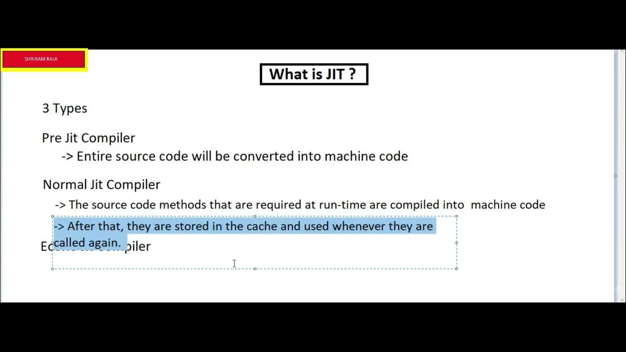JIT (JUST IN TIME) Compiler in Dot Net - YouTube
