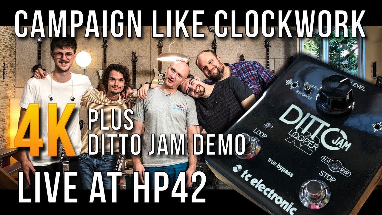 CLC Live at HP42 - with Harley Benton Fusions & TC Ditto Jam Demo - YouTube