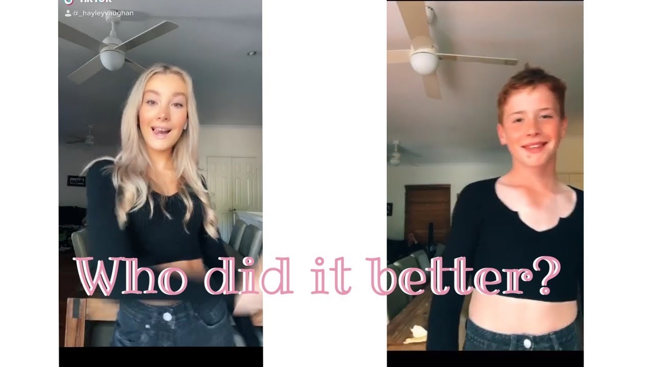 My brother recreates my tik tok videos!!! *hilarious* - YouTube