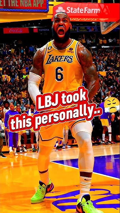 LBJ took this personally..😤 - YouTube