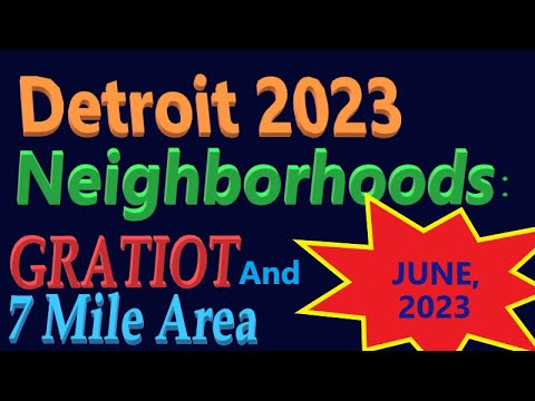 Detroit's Gratiot & 7 Mile Area. June, 2023 Drive Through Busy East Side Intersection. - YouTube