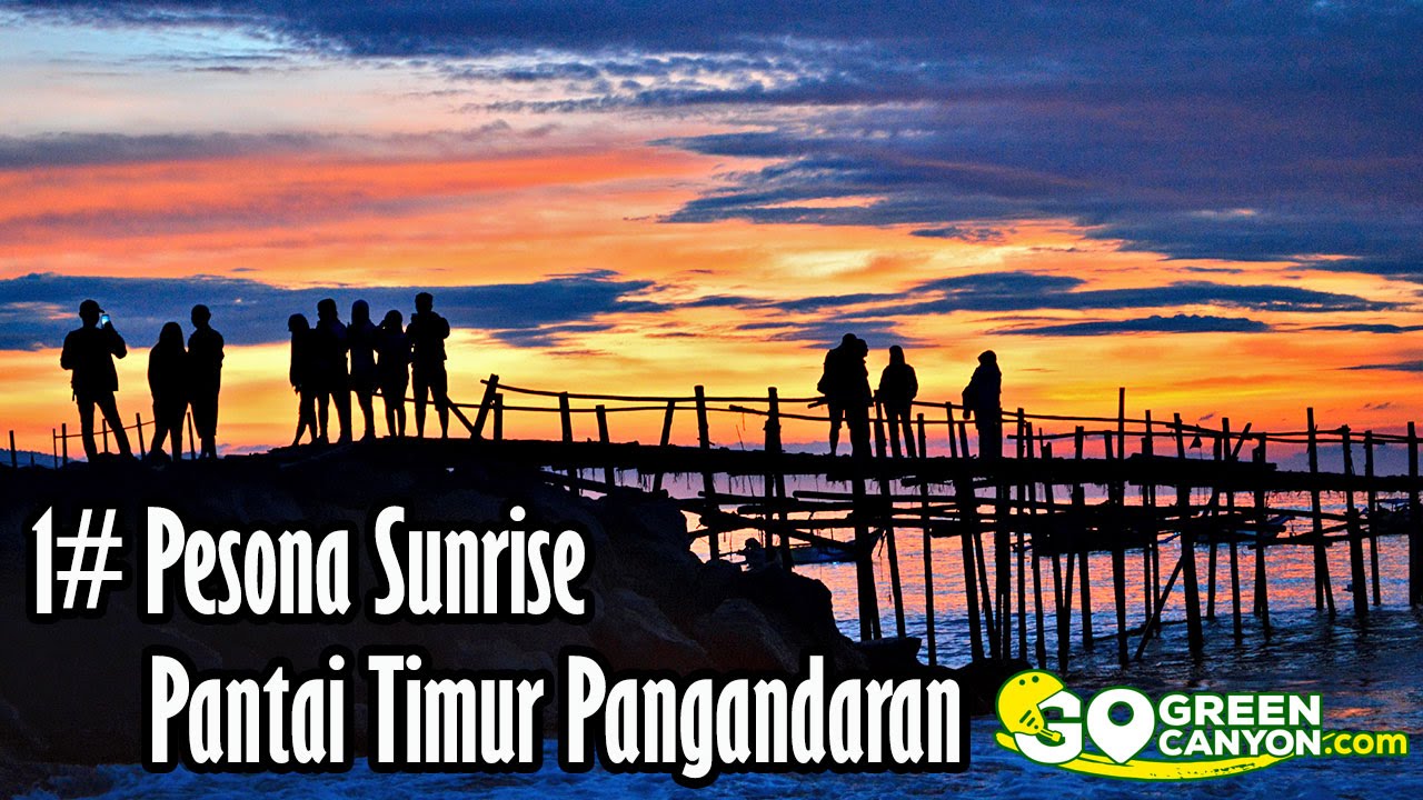 Sunrise Pantai Timur Pangandaran - YouTube