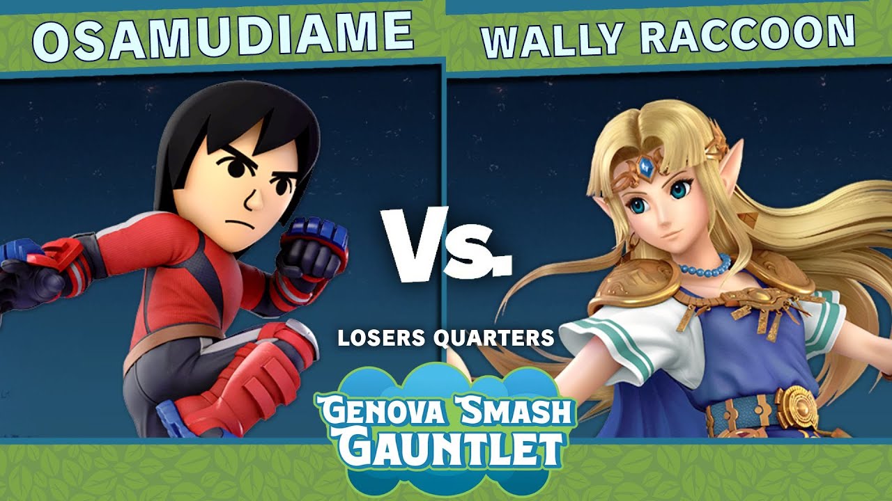 Genova Smash Gauntlet - Osamudiame (Mii Brawler) Vs wally raccoon ...